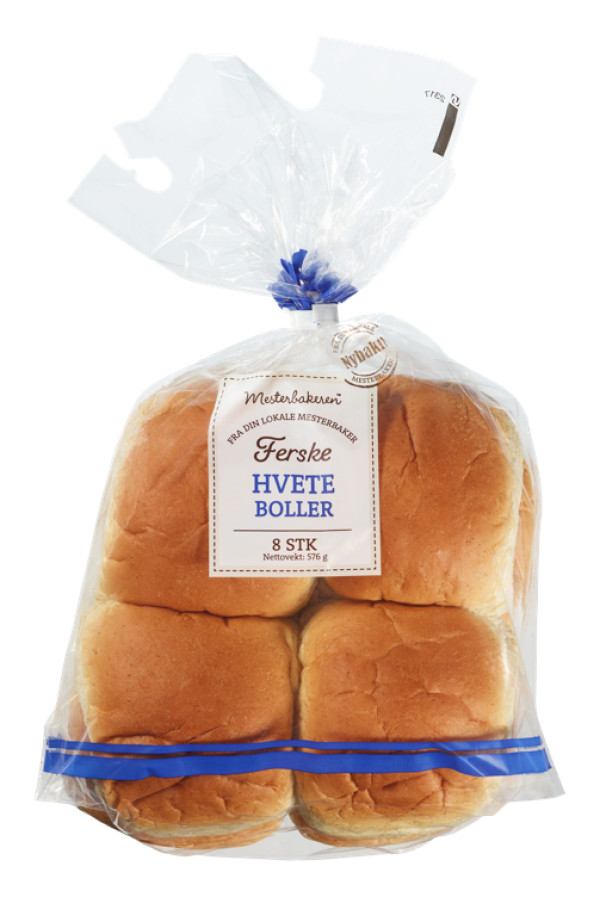 Mesterbakeren | Hveteboller 8 pk