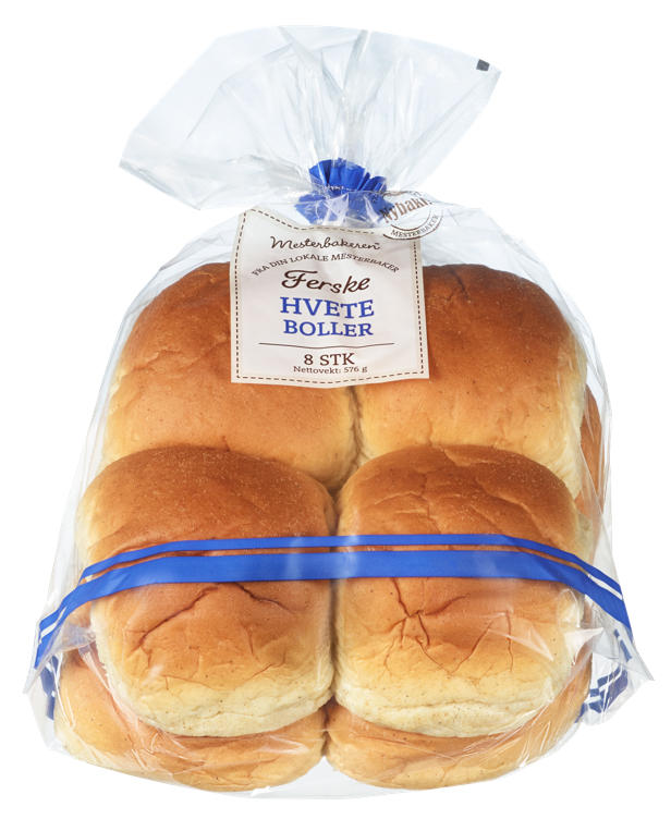 Mesterbakeren | Hveteboller 8 pk